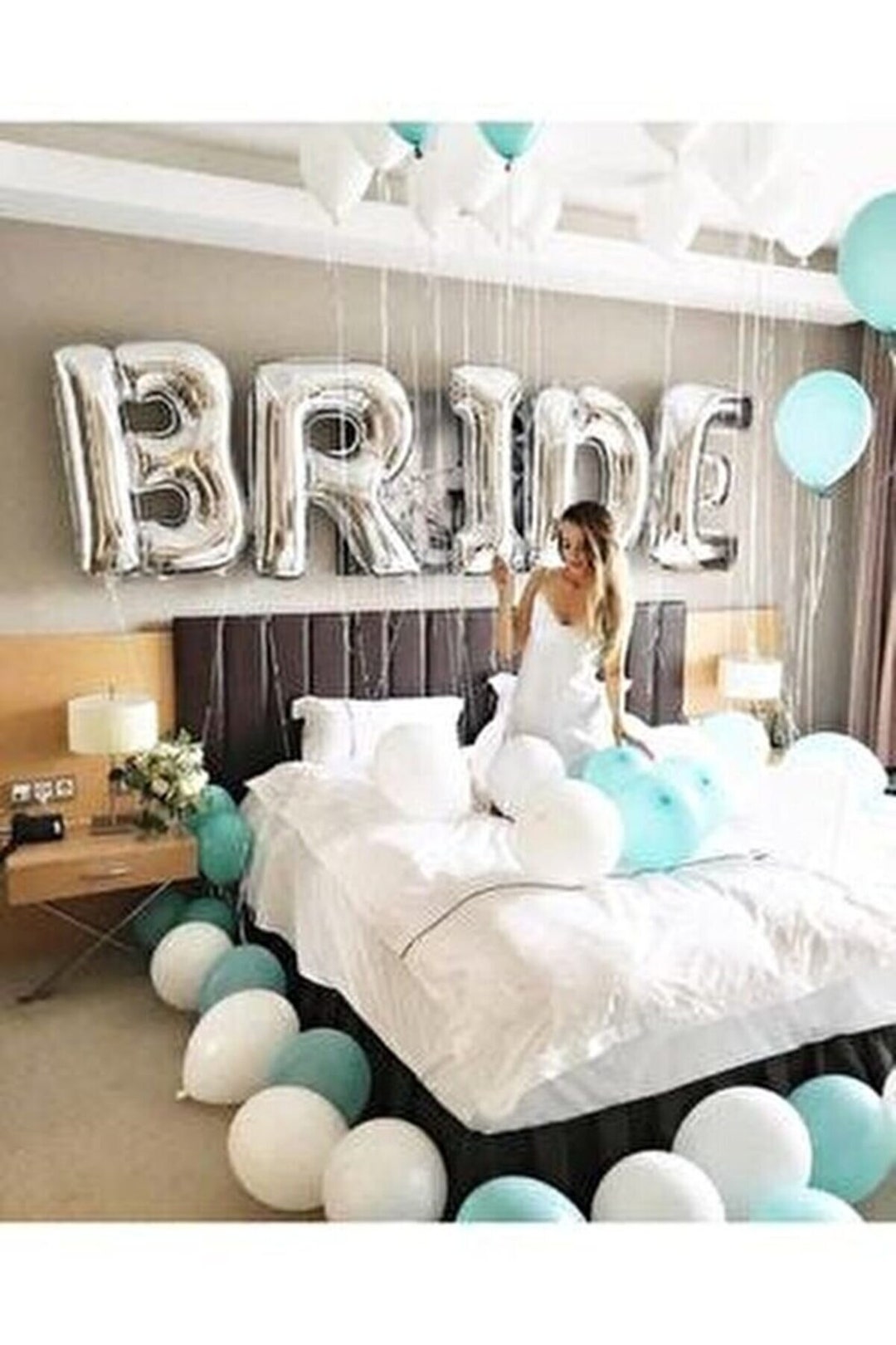 Bride Balloon 100cm Helium Gold-silver-rose Gold Bride Party Products ...