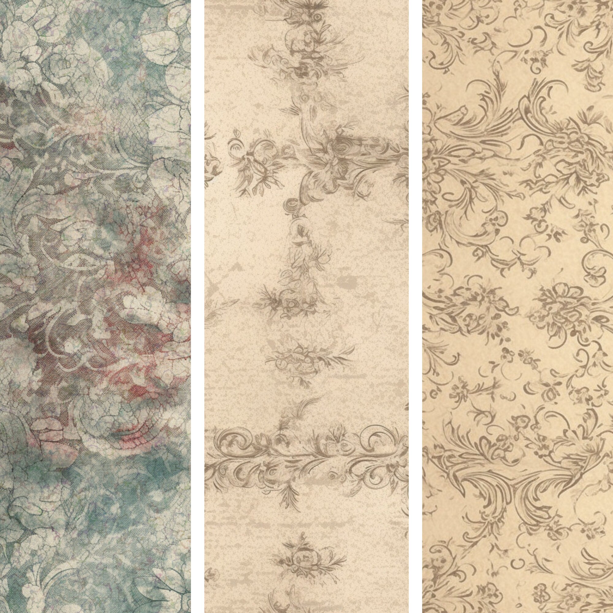 Scrapbook Digital Journal Paper Seamless Vintage Digital Background ...