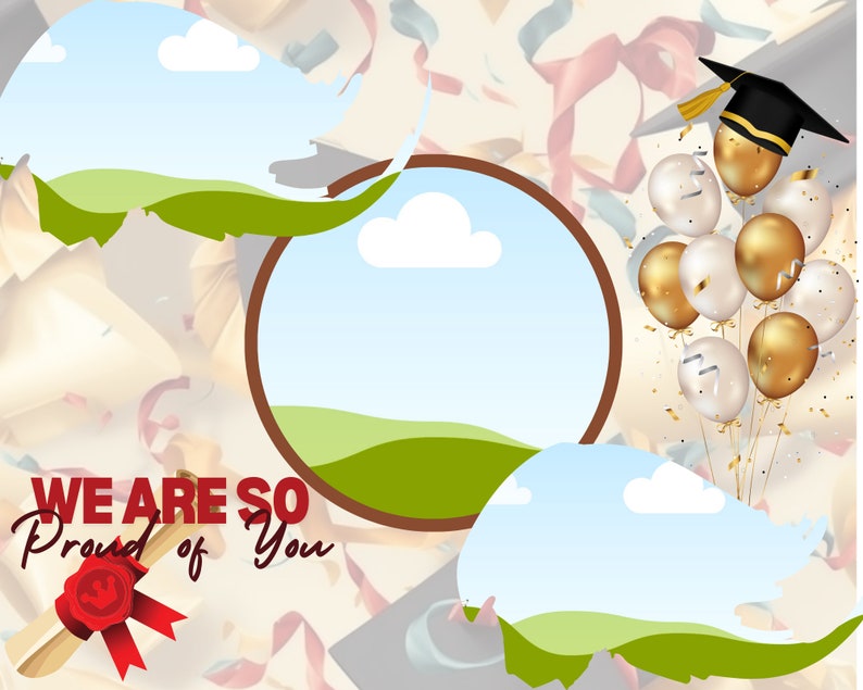 Graduate Digital Scrapbook Template Graduation Scrapbook Bundle Canva ...