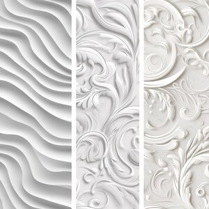 Scrapbook Digital Paper Seamless White Textured Digital Background ...