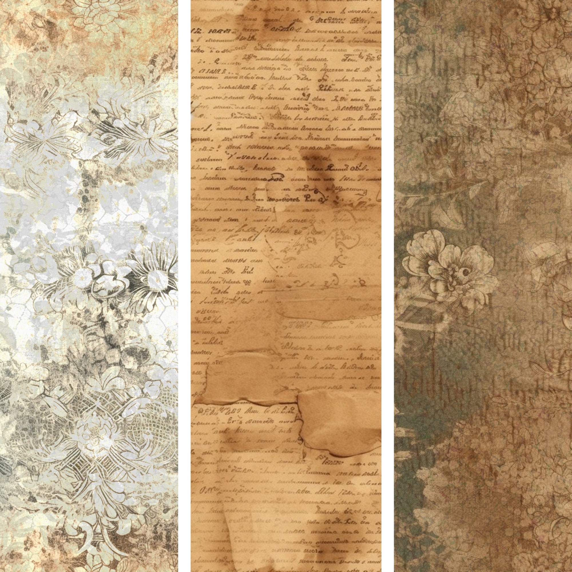 Scrapbook Digital Journal Paper Seamless Vintage Digital Background ...