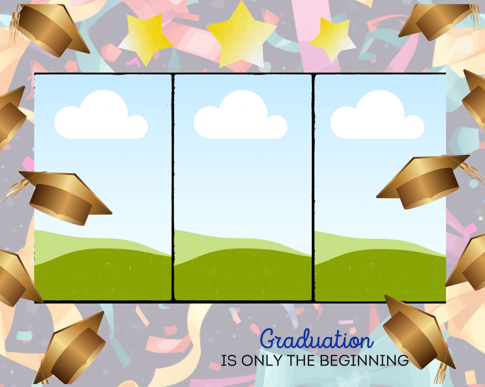 Graduate Digital Scrapbook Template Graduation Scrapbook Bundle Canva ...