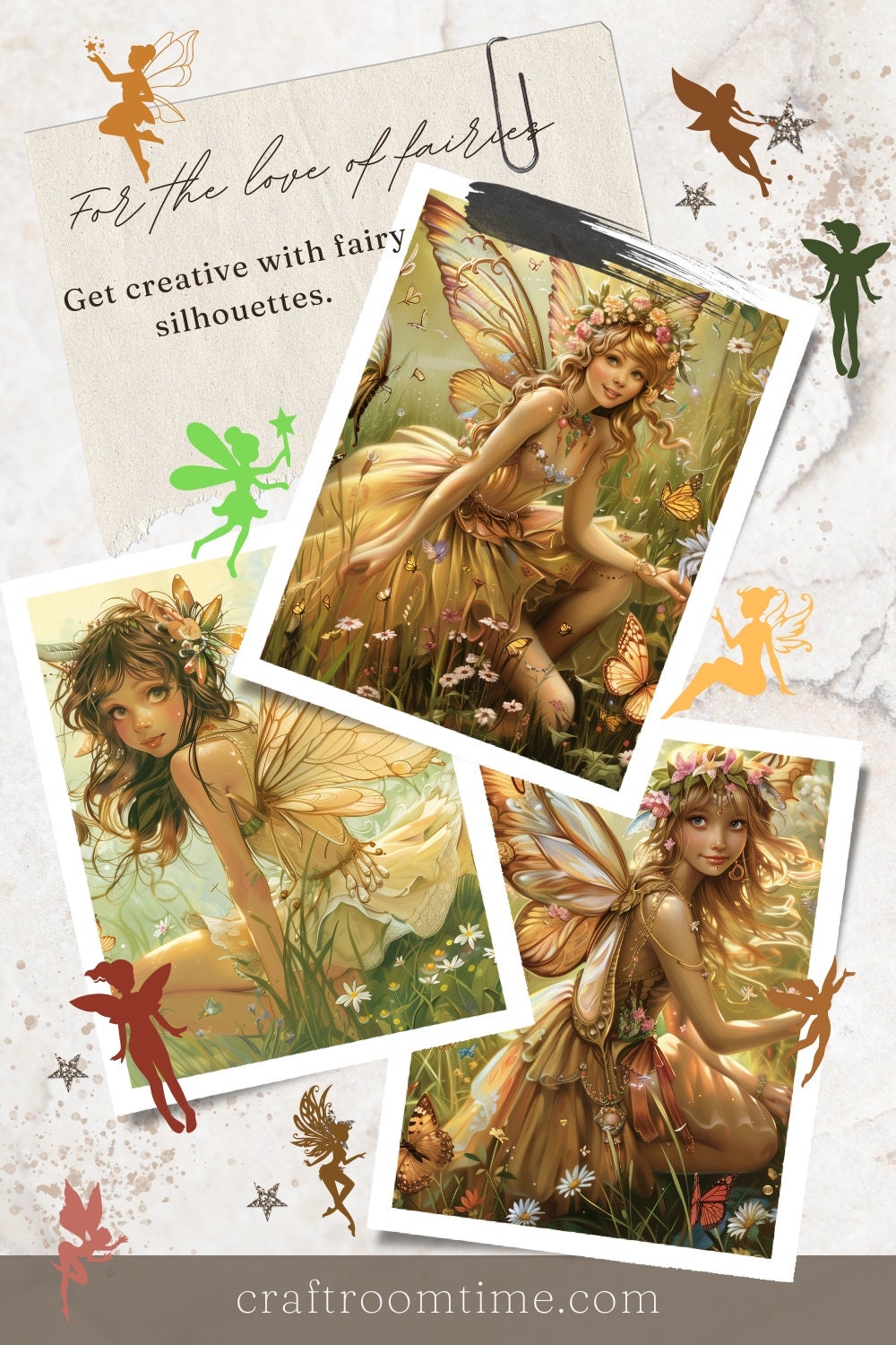 Paquete de silueta de hadas Archivos de corte 100 archivos de corte de ...