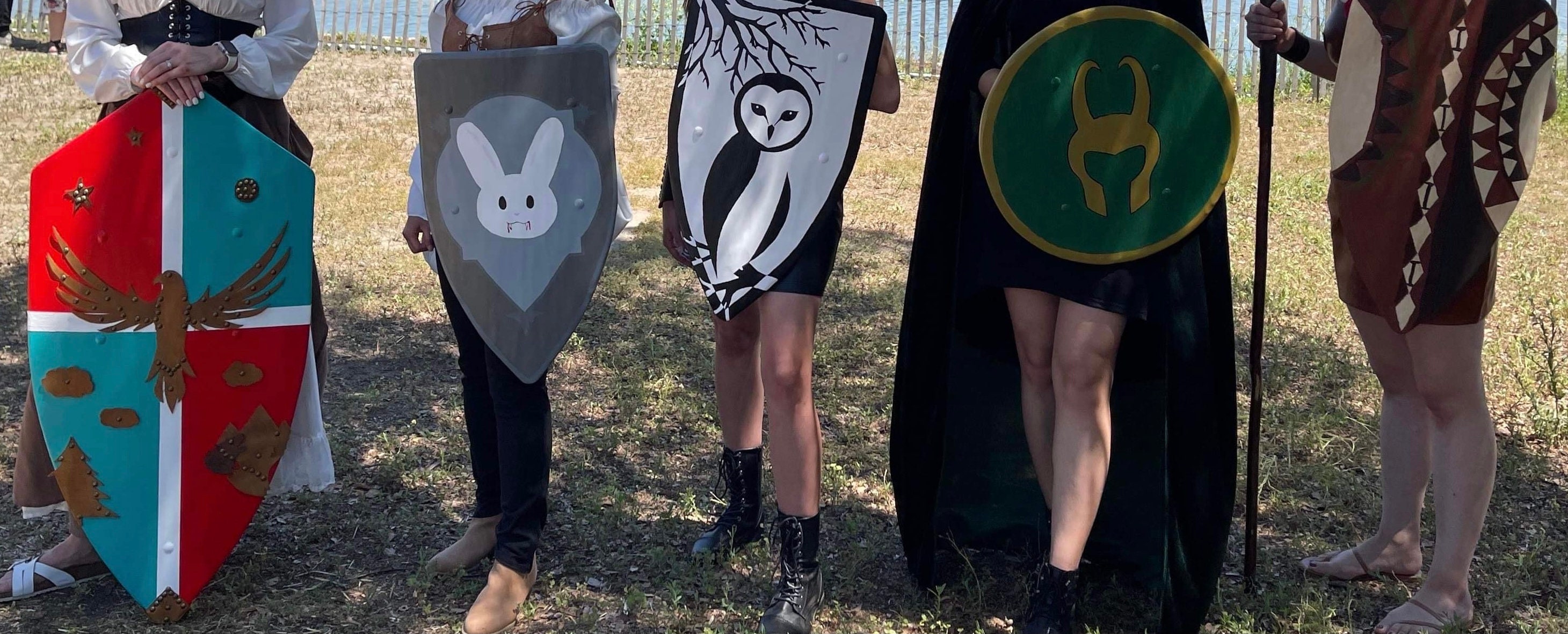 Medieval Wooden Small Oval Shield - Etsy