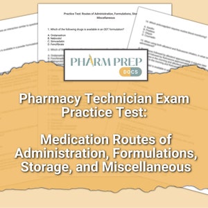 Medication Aide Test - Etsy