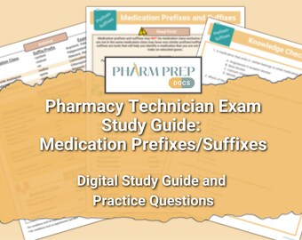 Pharmacy Cheat Sheet - Etsy UK