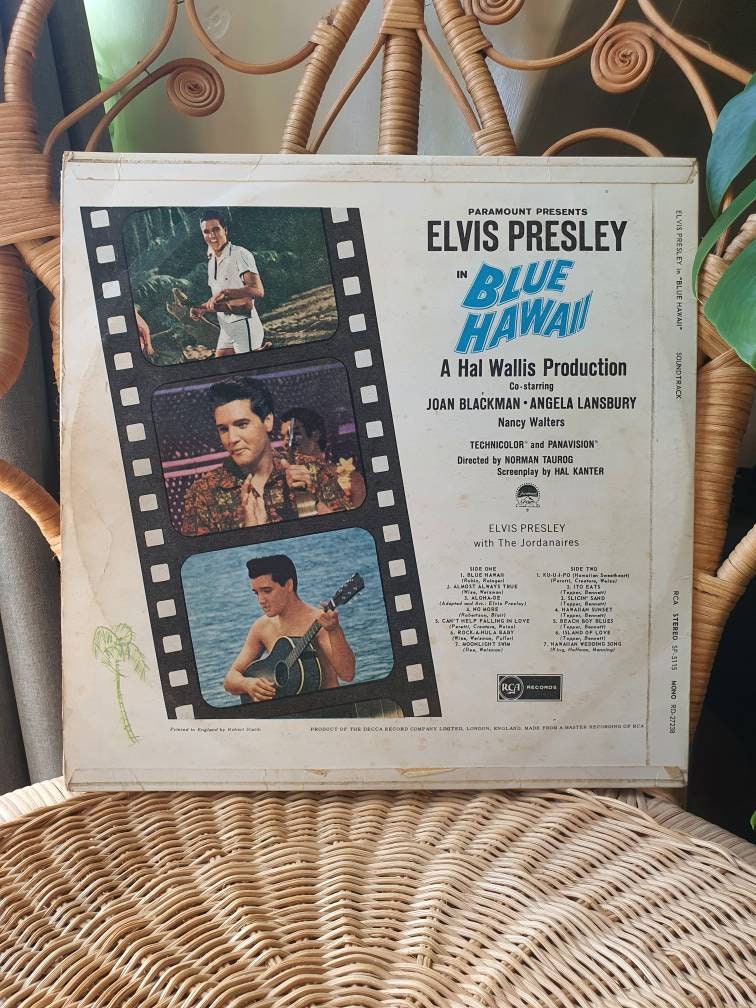 RCA Victor Elvis Presley blue Hawaii Record - Etsy