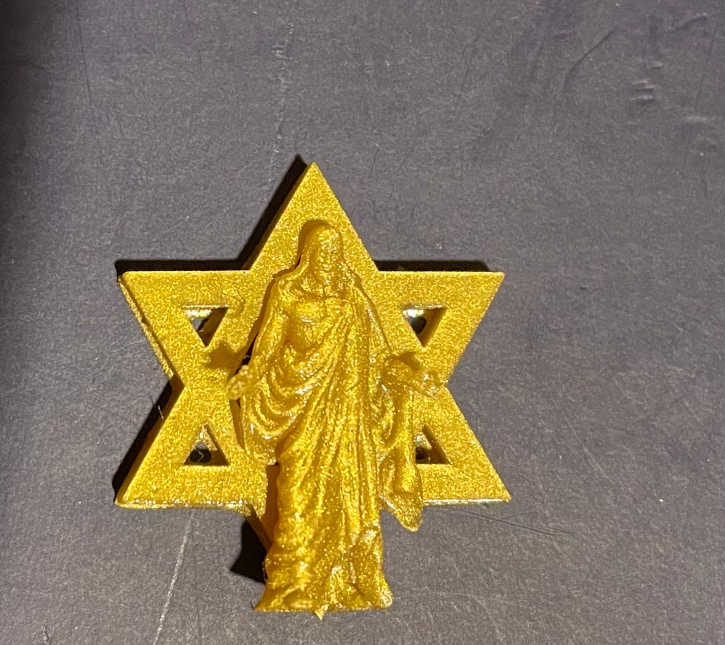 Tie Tack or Lapel Pin of Jesus Christ or the Christus Superimposed Upon ...