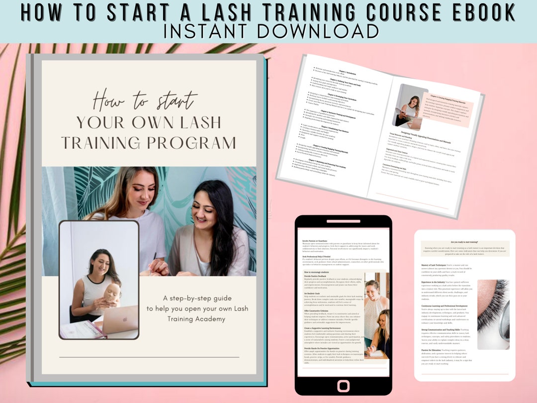 Start Your Own Lash Training Program, How to Start Lash Training, Lash Instructor, Lash Training ...