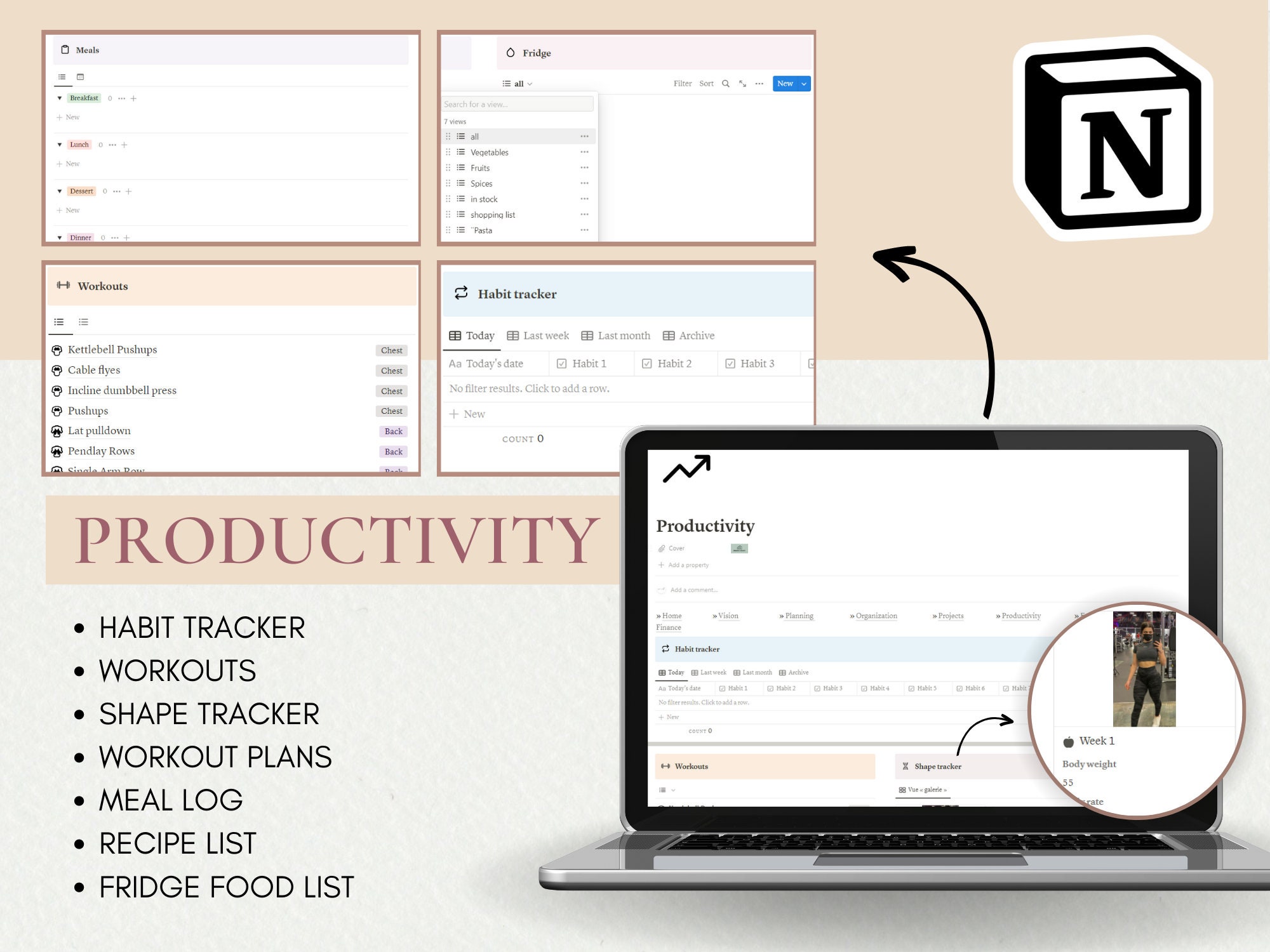 Adhd Notion Template Digital Notion ADHD Personal Life - Etsy
