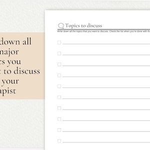 Printable Therapy Journal for Men and Women | Therapy Journal Printable ...