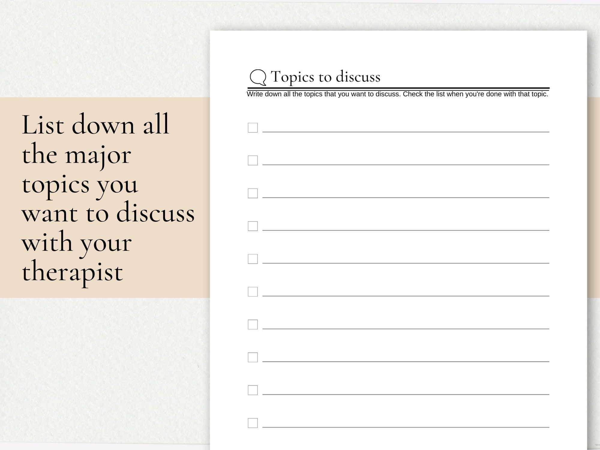 Printable Therapy Journal for Men and Women | Therapy Journal Printable ...