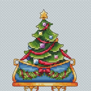 Christmas Tree Cross Stitch Pattern Christmas PDF Pattern Christmas ...