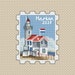 Tram Cross Stitch Pattern Postage Stamp Pattern Small PDF Pattern Mini ...