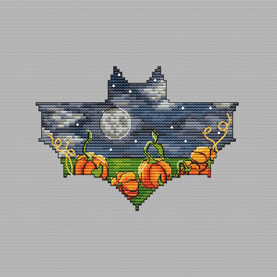 Witch Potion Cross Stitch Pattern, Halloween Night (PDF Pattern) - Etsy