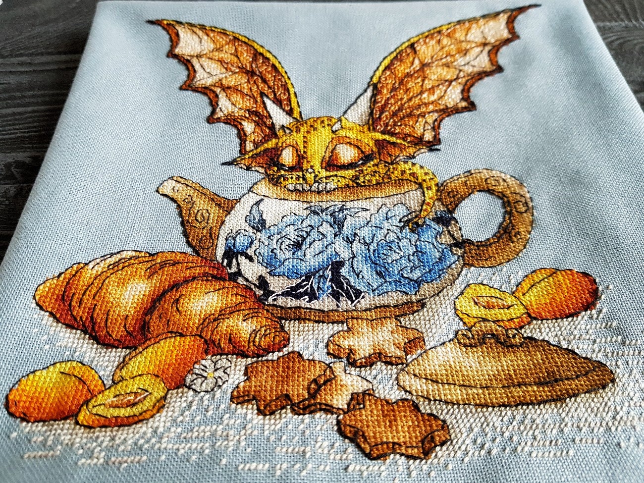 Sleepy Dragon Cross Stitch Pattern Cute Dragon Pattern Cookies - Etsy