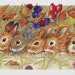 Cute Rabbit Cross Stitch Pattern Cartoon PDF Pattern Hare Embroidery ...