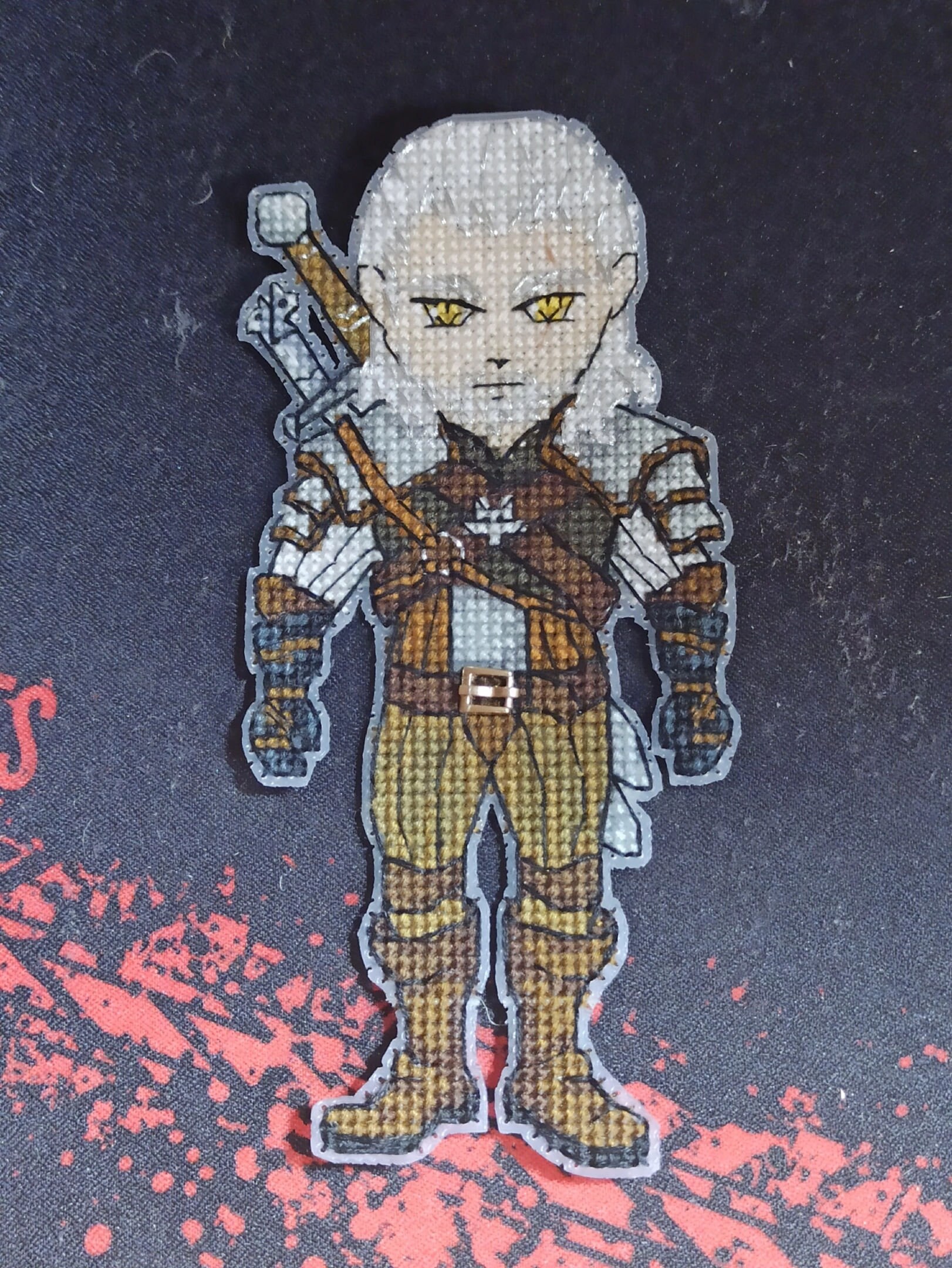 Geralt Cross Stitch Pattern Witcher Pattern Geralt of Rivia - Etsy