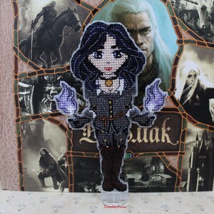 Yennefer Cross Stitch Pattern the Witcher Pattern Sorceress PDF Pattern ...