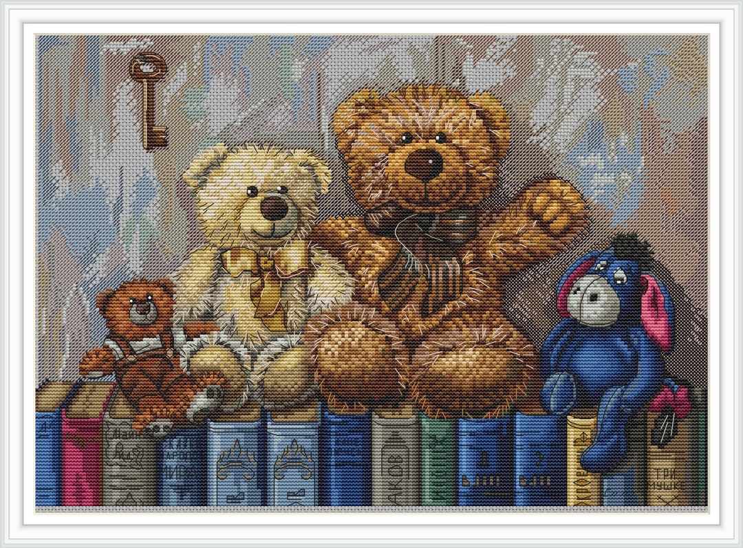 Teddies Cross Stitch Pattern Books PDF Pattern Teddy Bear Embroidery ...