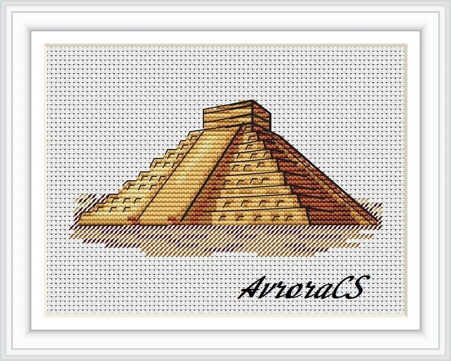 Olmec Pyramids Clipart