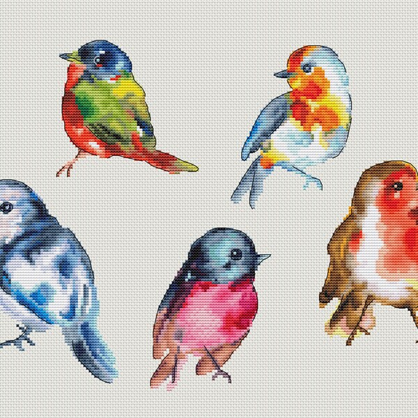 Small Bird Pattern - Etsy