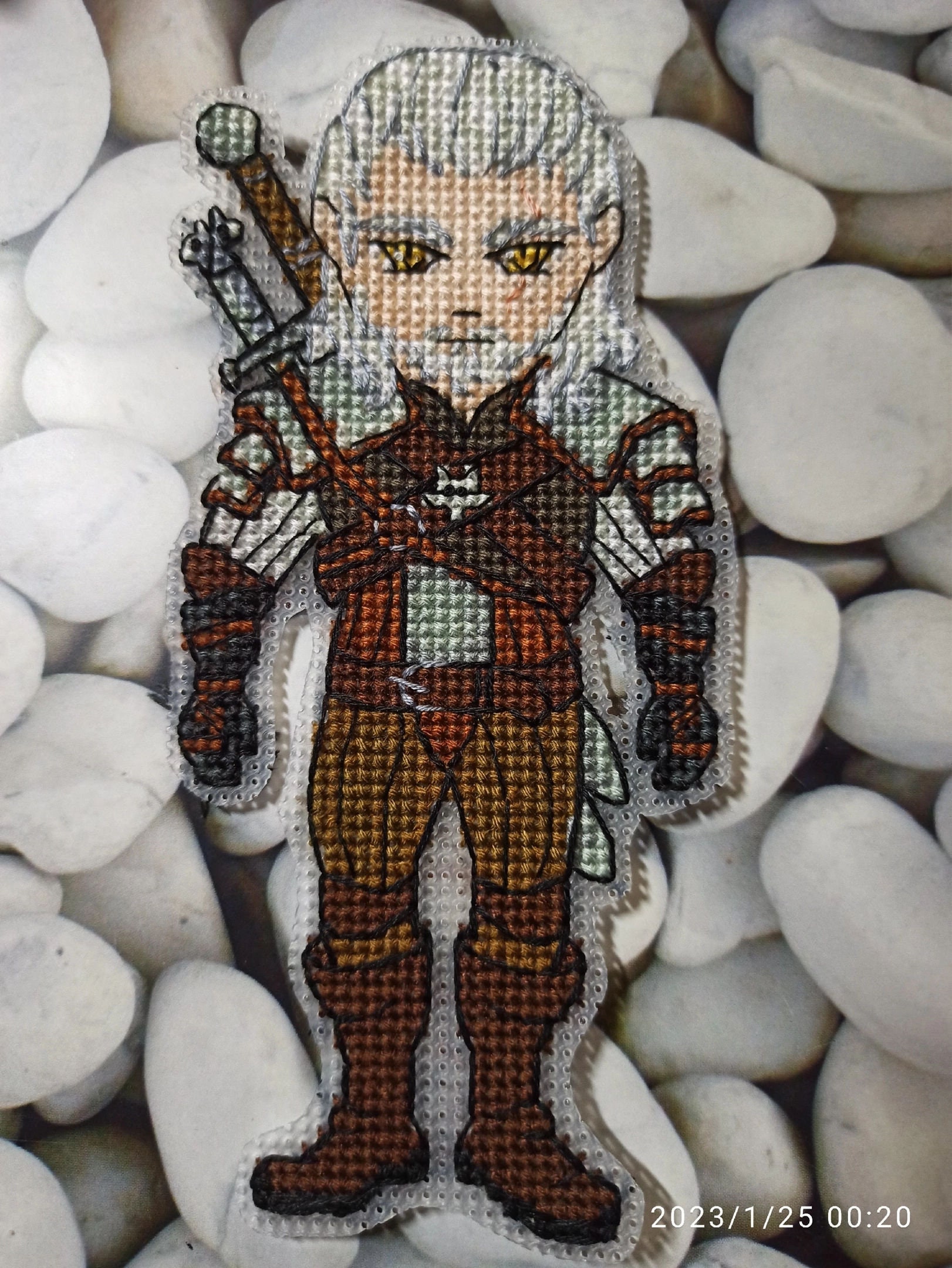 Geralt Cross Stitch Pattern Witcher Pattern Geralt of Rivia - Etsy