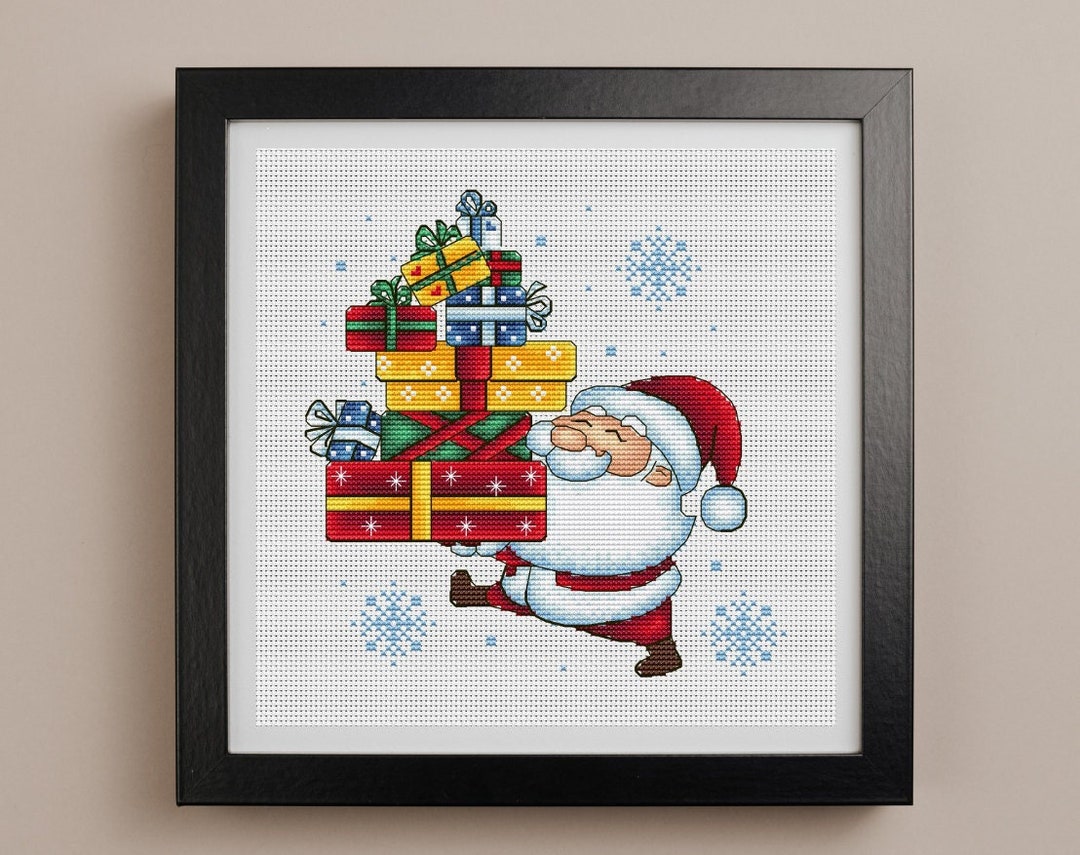 Santa Claus Cross Stitch Pattern Christmas PDF Pattern - Etsy