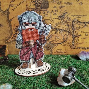 Dwarf Cross Stitch Pattern Warrior Pattern Fantasy Pattern Middle-earth ...