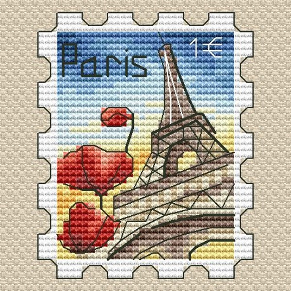 Eiffel Tower Stamps - Etsy