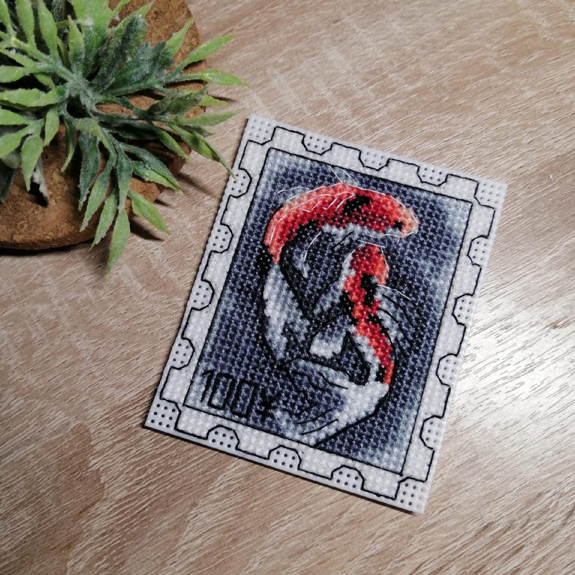 Koi Carp Postage Stamp Cross Stitch Pattern (PDF Pattern) - Etsy