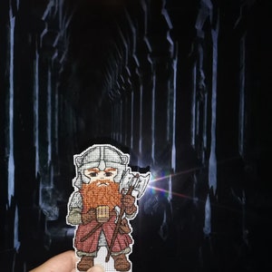 Dwarf Cross Stitch Pattern Warrior Pattern Fantasy Pattern Middle-earth ...