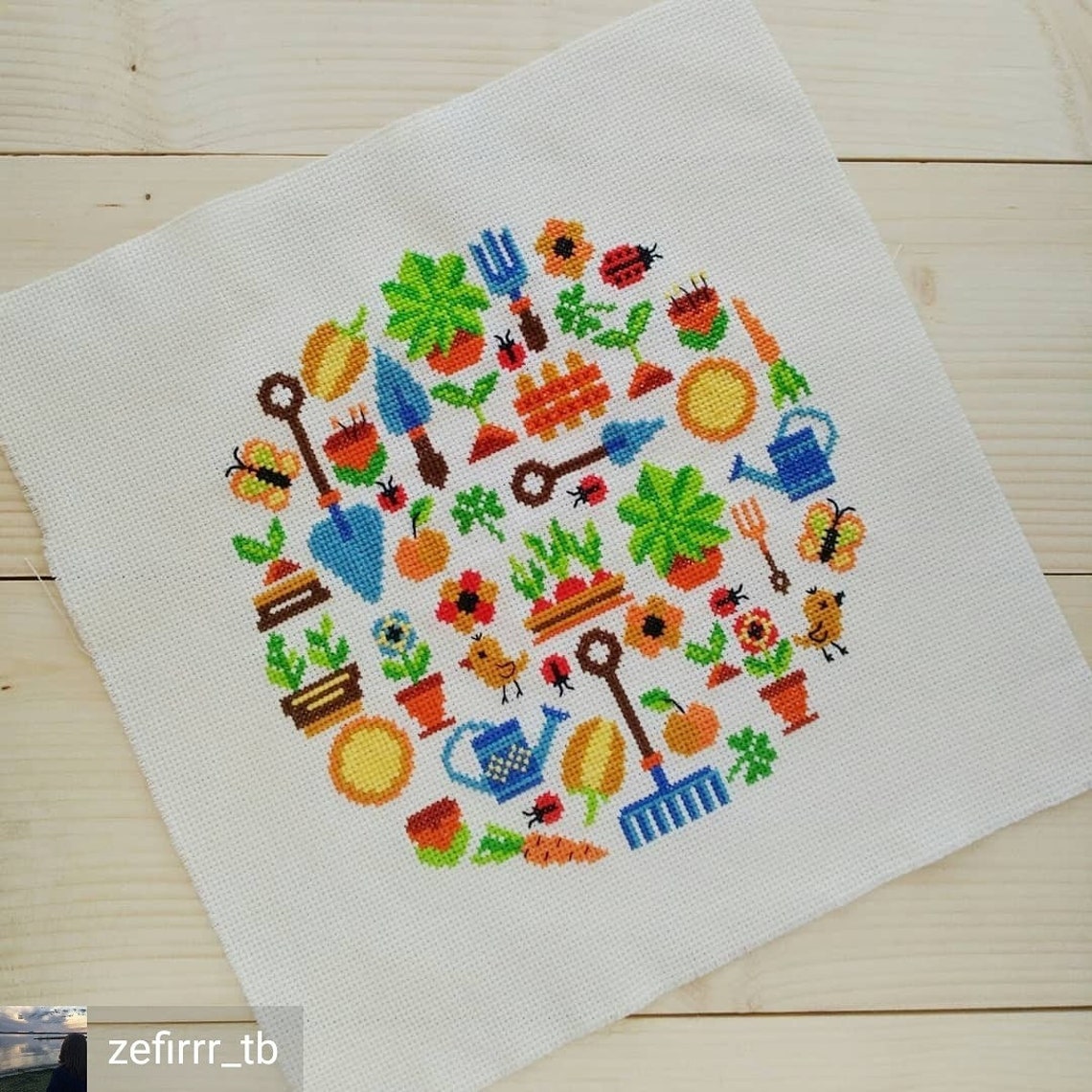 Garden Sampler Cross Stitch Pattern Garden Pattern PDF | Etsy