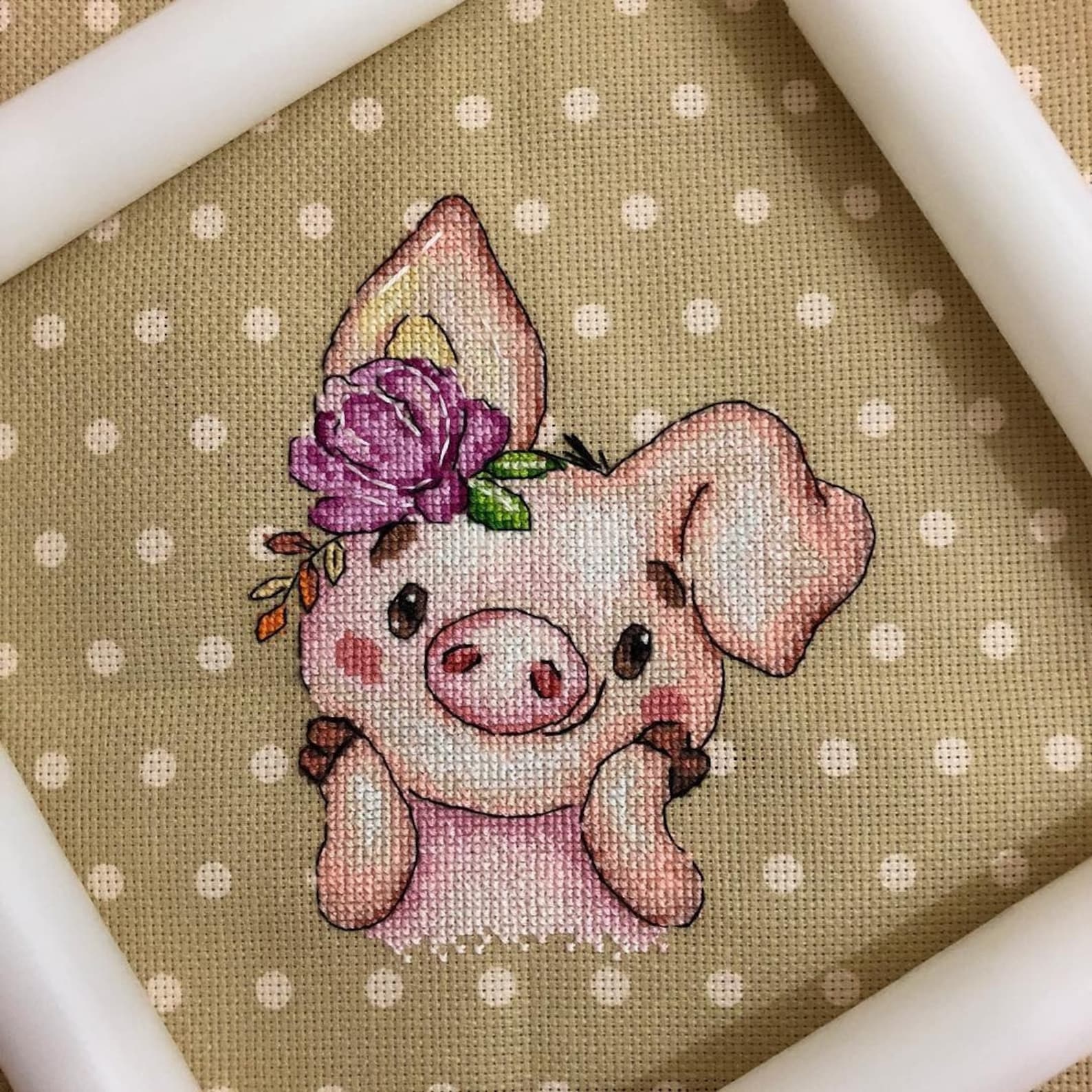 Piglet Cross Stitch Pattern Cute Pig PDF Pattern Piggy | Etsy