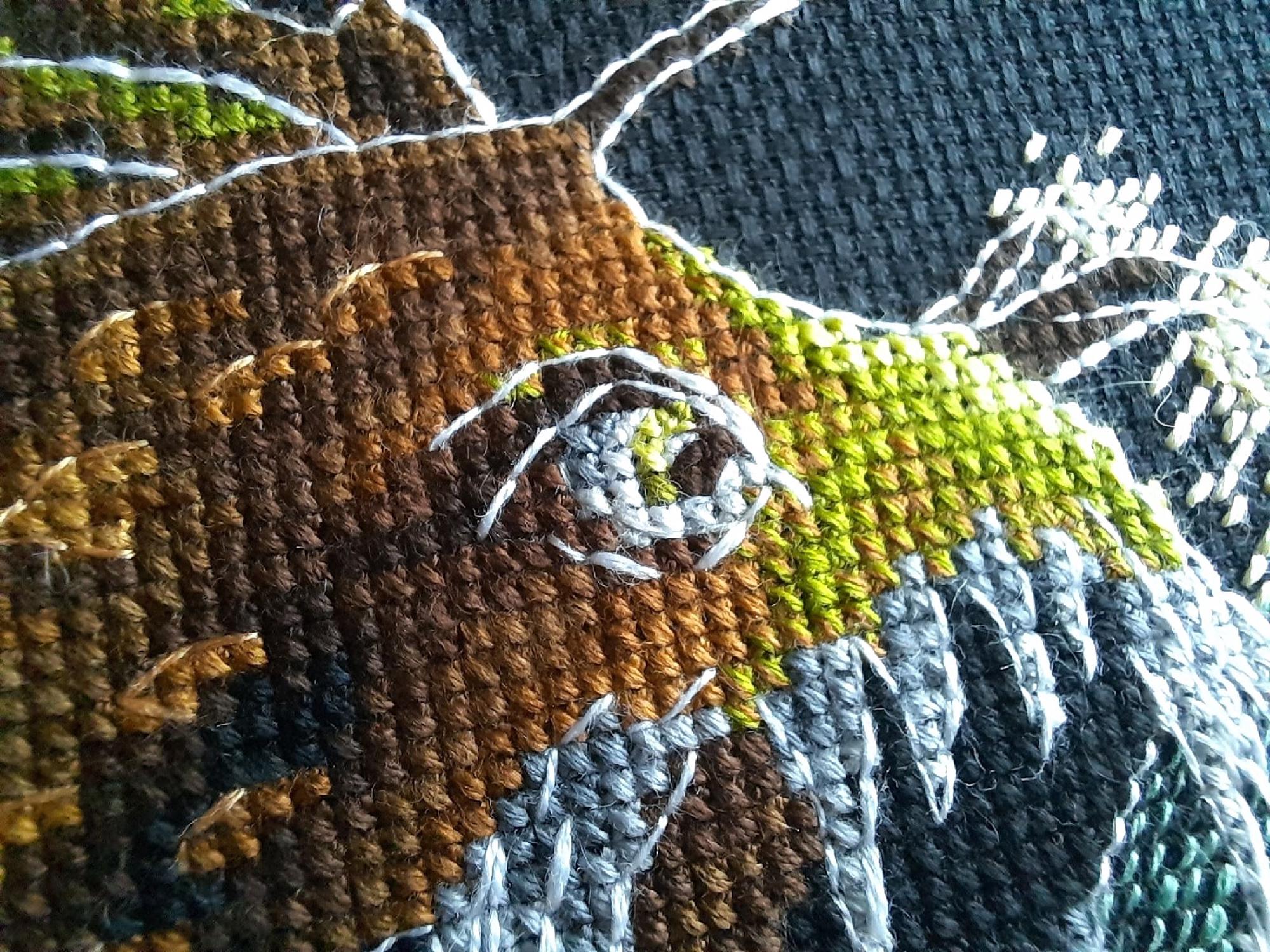 Angler Fish Cross Stitch Pattern: Scary Deepwater Seadevil Embroidery ...
