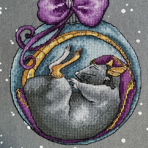 Christmas Rat Cross Stitch Pattern Steampunk Rat Pattern PDF - Etsy