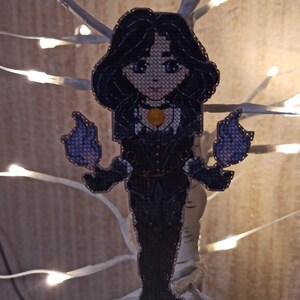 Yennefer Cross Stitch Pattern the Witcher Pattern Sorceress PDF Pattern ...