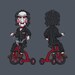 Billy the Puppet Cross Stitch Pattern Jigsaw Pattern Horror Pattern ...
