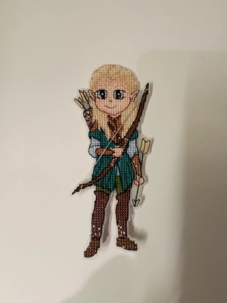 Elven Archer Cross Stitch Pattern Elf Pattern Fantasy Pattern - Etsy