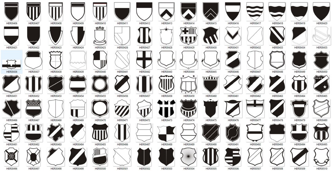 1900+ Collection Vector Graphics - Heraldry Coat of Arms - Vector ...