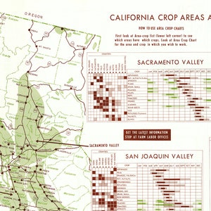 California Guide for Farm Workers, California Crops Areas and Season of ...