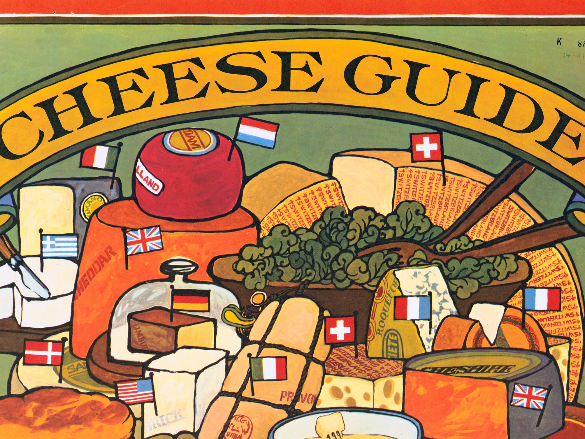 Cheese Poster Print, Cheese Guide, List of Famous Cheese of the World ...