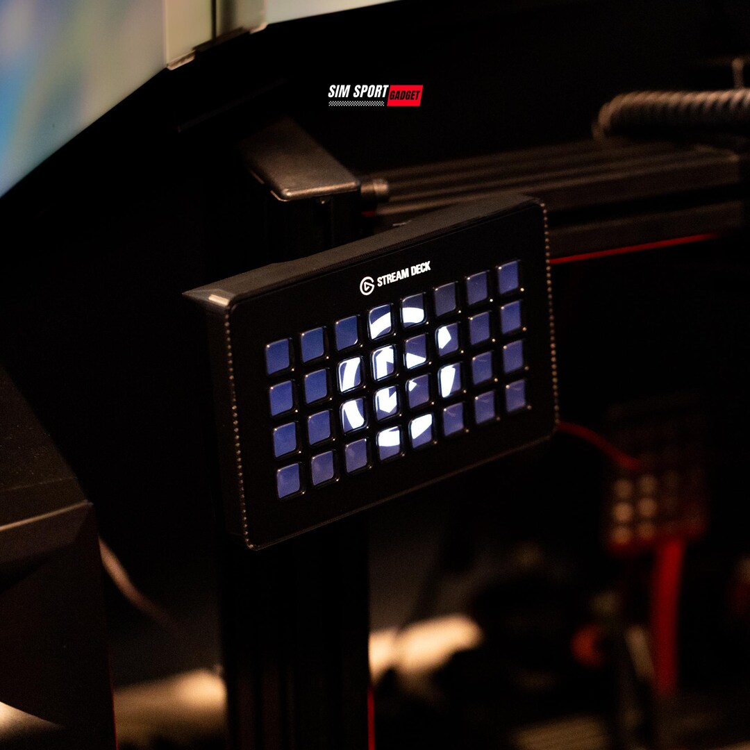 Stream Deck XL Snap-in Mount | Easily Removable | Sim Racing | Flight ...