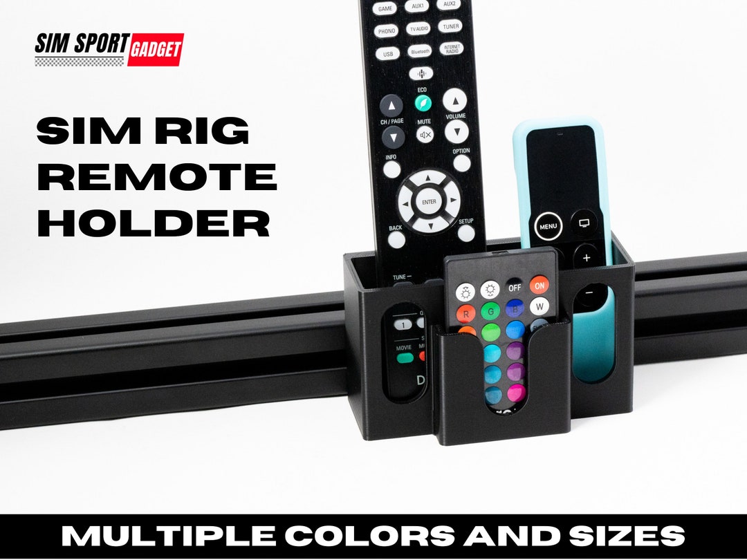 Multi Remote Holder for Sim Rig | Remote Mount | Sim Racing Flight Sim ...