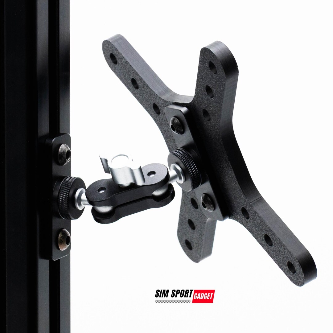 VESA Mount Sim Racing With 3" Metal Articulating Arm | Flight Aluminum ...