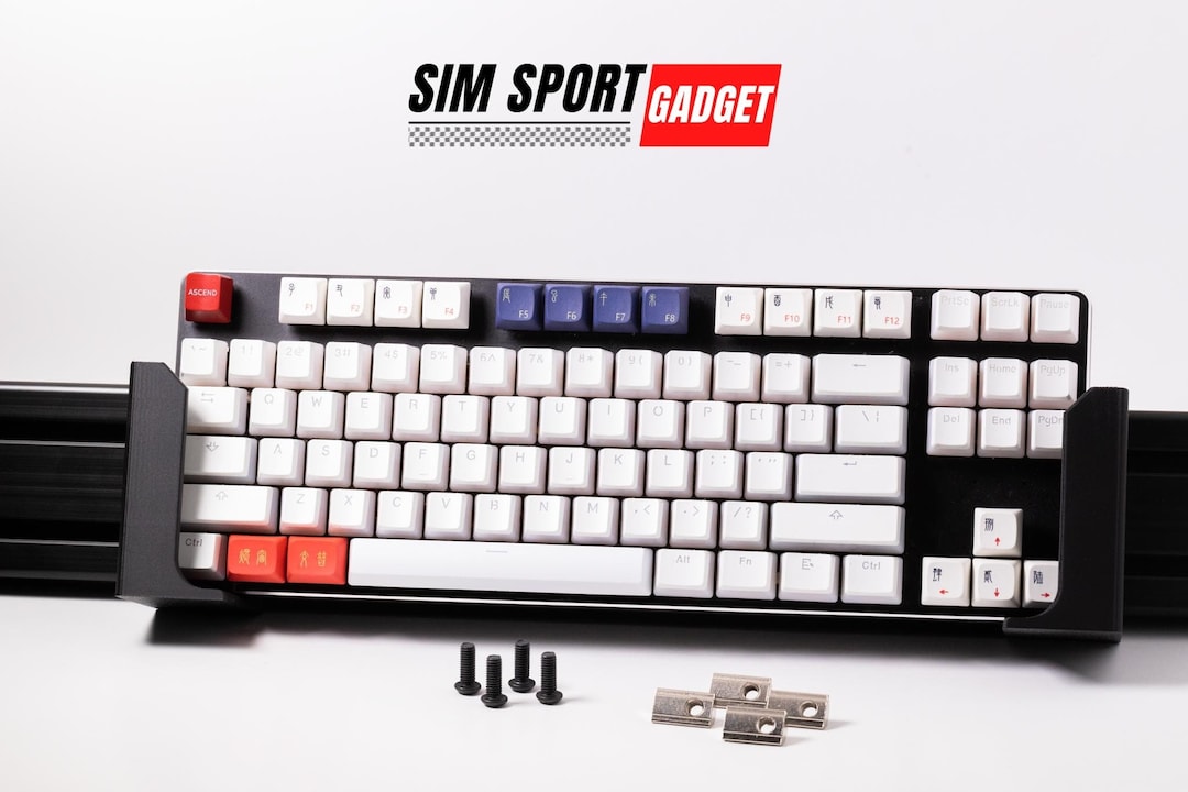 Large Keyboard Mount for Mechanical Keyboards | Sim Rig | Flight Rig ...