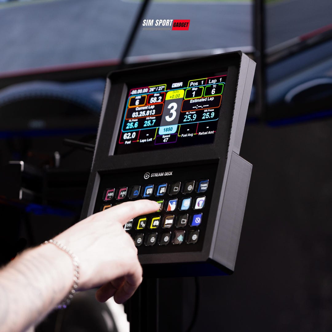 6.8 Inch Touchscreen Stream Deck XL Combo Racing Dashboard for Sim ...