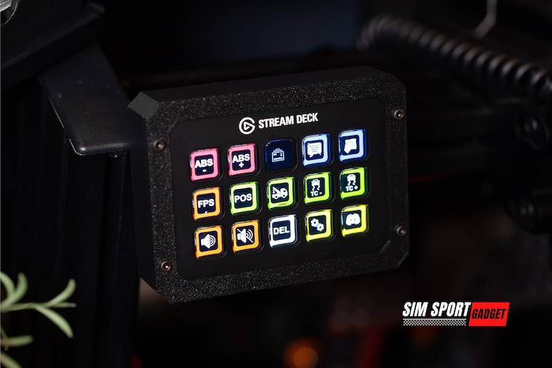 Stream Deck Enclosure With Adjustable Mount for Sim Racing Rig - Etsy ...