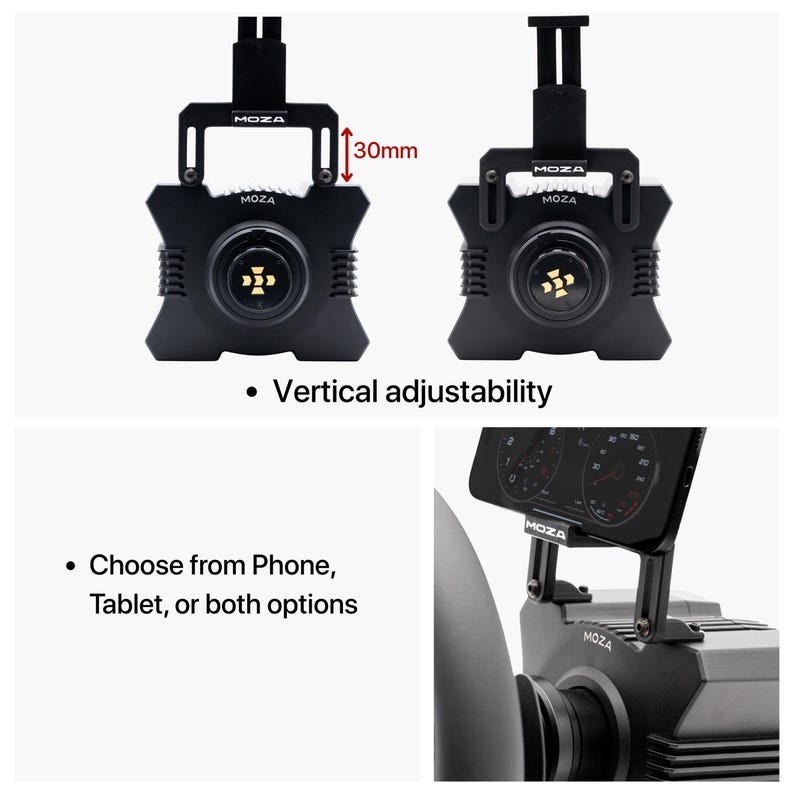 Moza Dashboard Phone/tablet Mount for Sim Racing Wheel Bases - Etsy