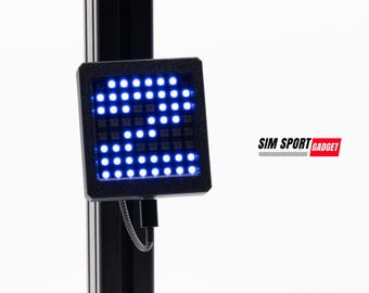 Iflag XL Sim Racing LED Flag Matrix for PC, Works With Simhub, Iracing ...
